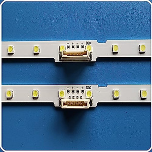 HABITZ LED Strip 38leds Compatible with Samsung UE49NU7120 49NU7100 AOT_49_NU7300_NU7100_2X38_3030C BN61-15483A LM41-00557A UE49NU7140 UE49NU7100