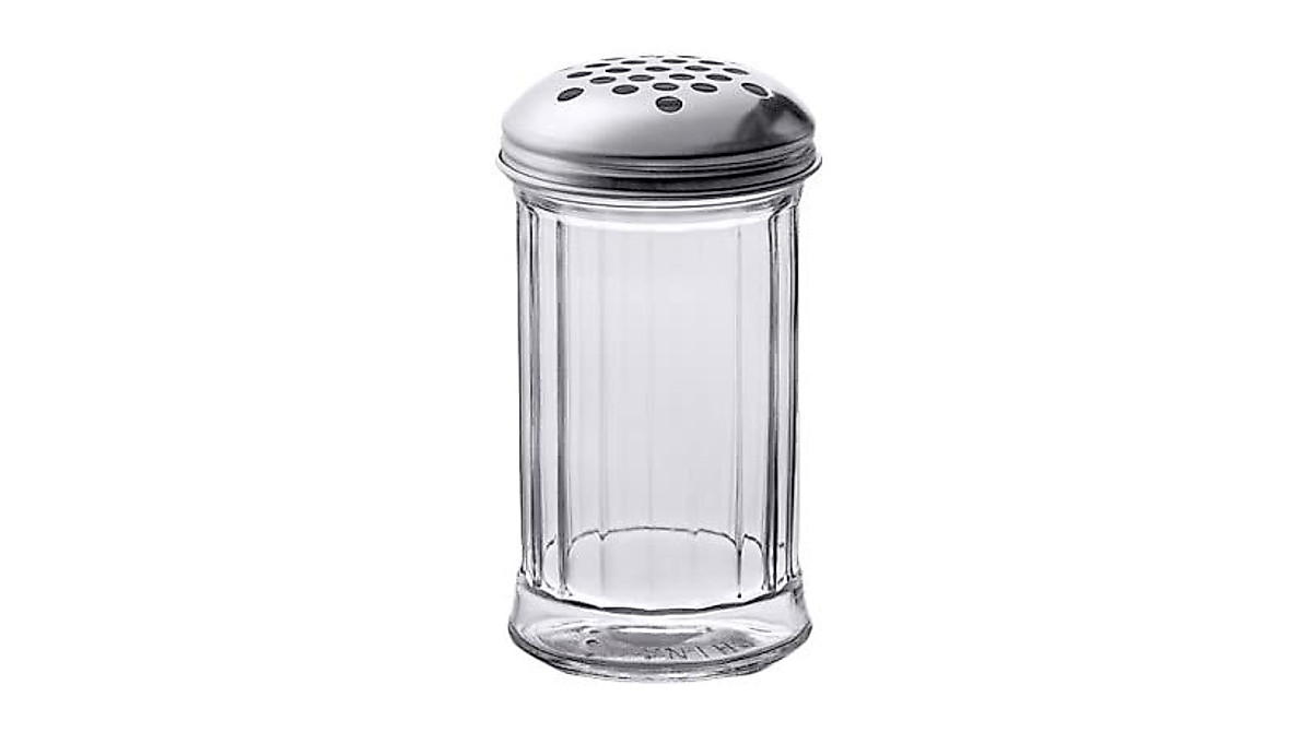 12 Oz. Cheese Shaker with Stainless Steel Lid | Geex Depot US