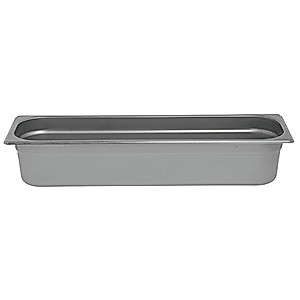 HUBERT® Steam Table Pan Hotel Pan 1/2 Size Long Stainless Steel - 4"D