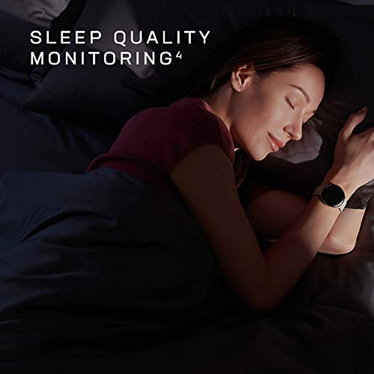 Amazfit Zepp E Circle Men's Smart Watch for Android Phone iPhone Health Fitness Tracker, 5 ATM Waterproof, Always On Display, Heart Rate, Blood Oxygen, Sleep, Stress Monitoring, Polar Night Black