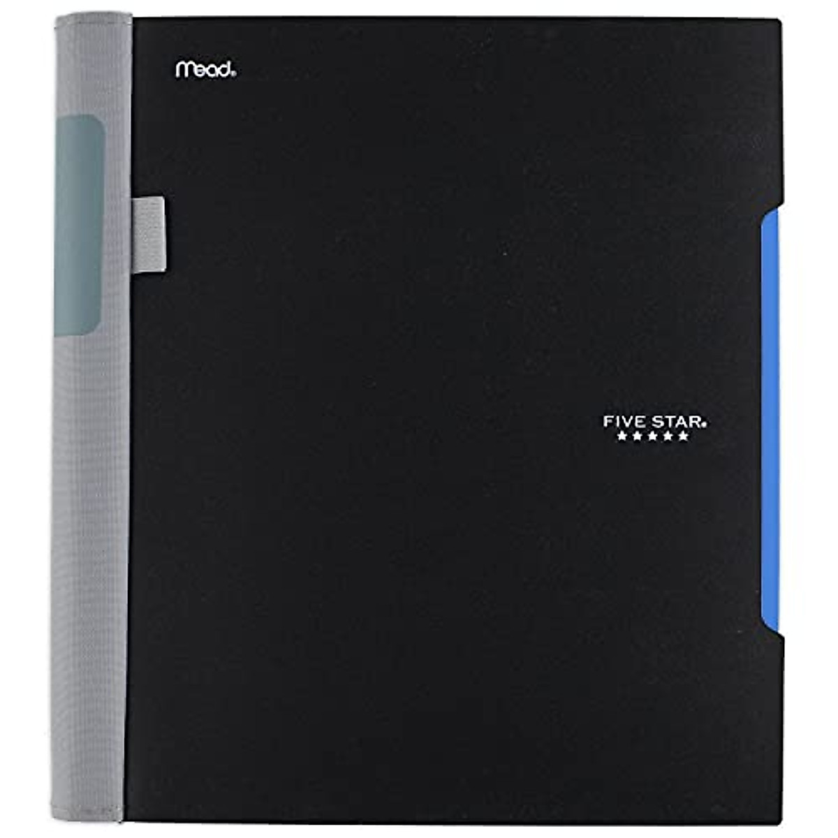 Five Star Advance Spiral Notebook, 1 Subject, College Ruled Paper, 100 Sheets, 11" x 8-1/2", Black (72162)