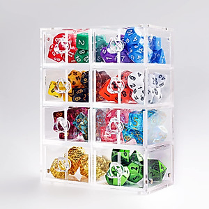 KakapopoTCG Dice Archive - Dice Display and Storage Box for your dice collection DnD Items dice goblin dice addiction dice case dice display TTRPG