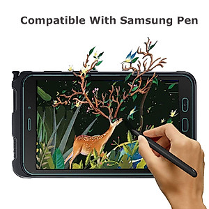 Epicgadget [2-Pack] Glass Screen Protector for Samsung Galaxy Tab Active3 8.0" Inch (SM-T570/SM-T575/SM-T577) - Tempered Glass Film/High Definition/9H Hardness