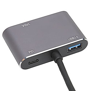 USB Hub, 4 in 1 Adapter High Definition 5 Gbps Metal Easy to Use for Laptops for Phones for Keyboard for Mouse