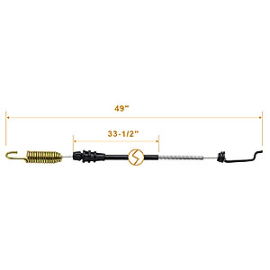 108-8158 Traction Cable Replaces Toro 21" Super Recycler Lawn Mower 20054 20055 20056 20095C 20099 20381 20382