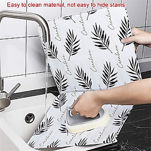 Horuhue Anti Splatter Shield Guard Oil Splash Guard Aluminum Foil Oil Block Oil Barrier Stove Cook Anti-Splashing Oil Baffle Heat Insulation Kitchen Utensils (White)