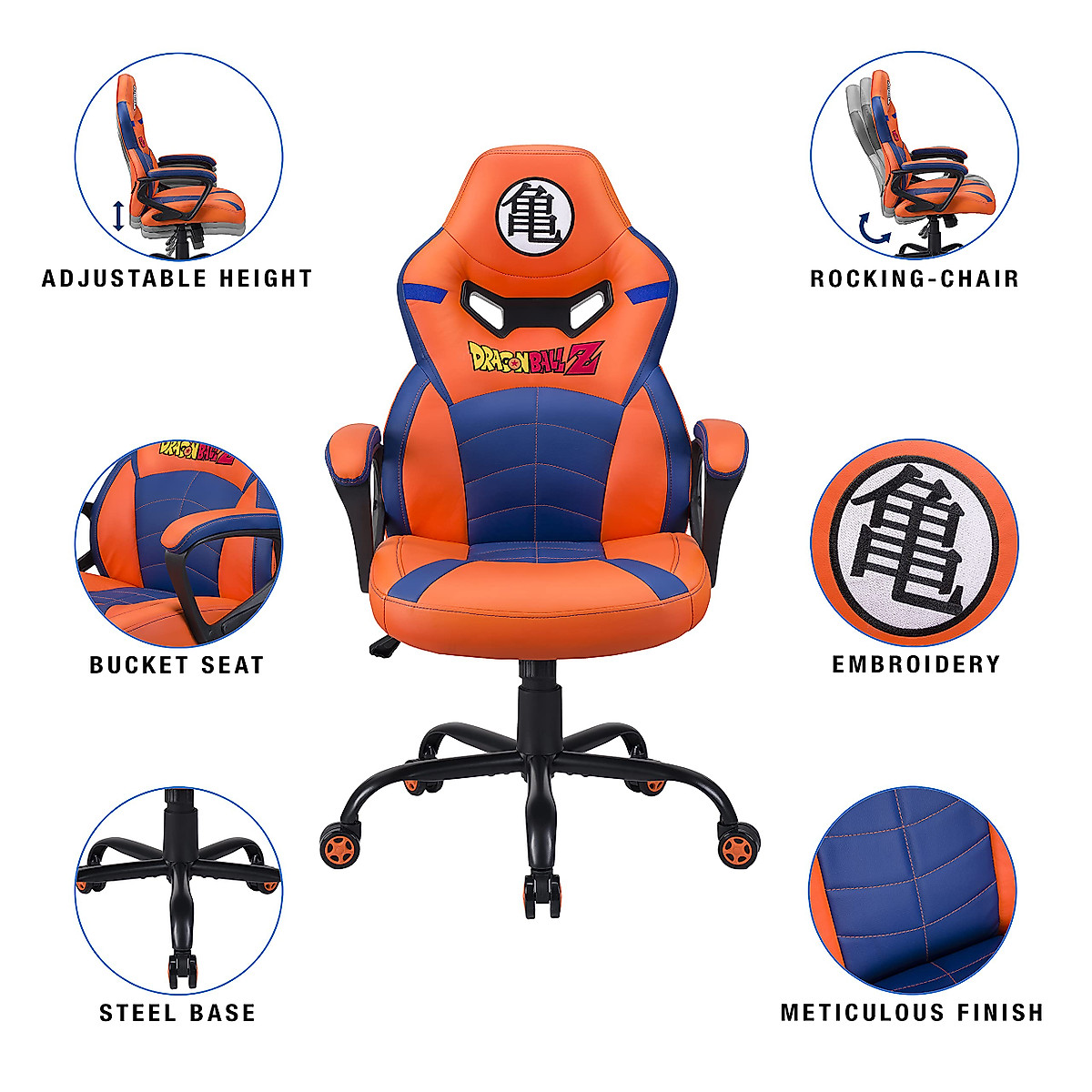 Subsonic DBZ - Dragon Ball Z - Junior Gamer Chair - Gaming Office Chair - Official License (PS5)