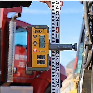 Spectra Precision CR700 Combination Laser Receiver with C70 Rod Clamp, C71 Magnetic Mount, Alkaline Batteries, Patented Reception Technology,Blue/green/red