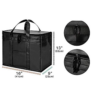 NZ home Ultimate Food Delivery Bags Bundle XL Insulated Bags 2 Pack + XXXL Insulated Bags 1 Pack