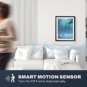 Arktronic 2K WiFi Digital Picture Frame 32GB, Digital Photo Frame 2048x1536 IPS Touch Screen, Electronic Picture Frame Auto-Rotate, Instantly Share Photos/Videos via App & Email, Gift for Mom, Black