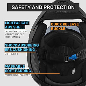 Westt Motorcycle Helmets Modular Motorcycle Helmet for Adults Motorbike Helmet ATV Helmet with Dual Visor for Men & Women Full Face Helmet Flip Up Motorcycle Helmet DOT Approved