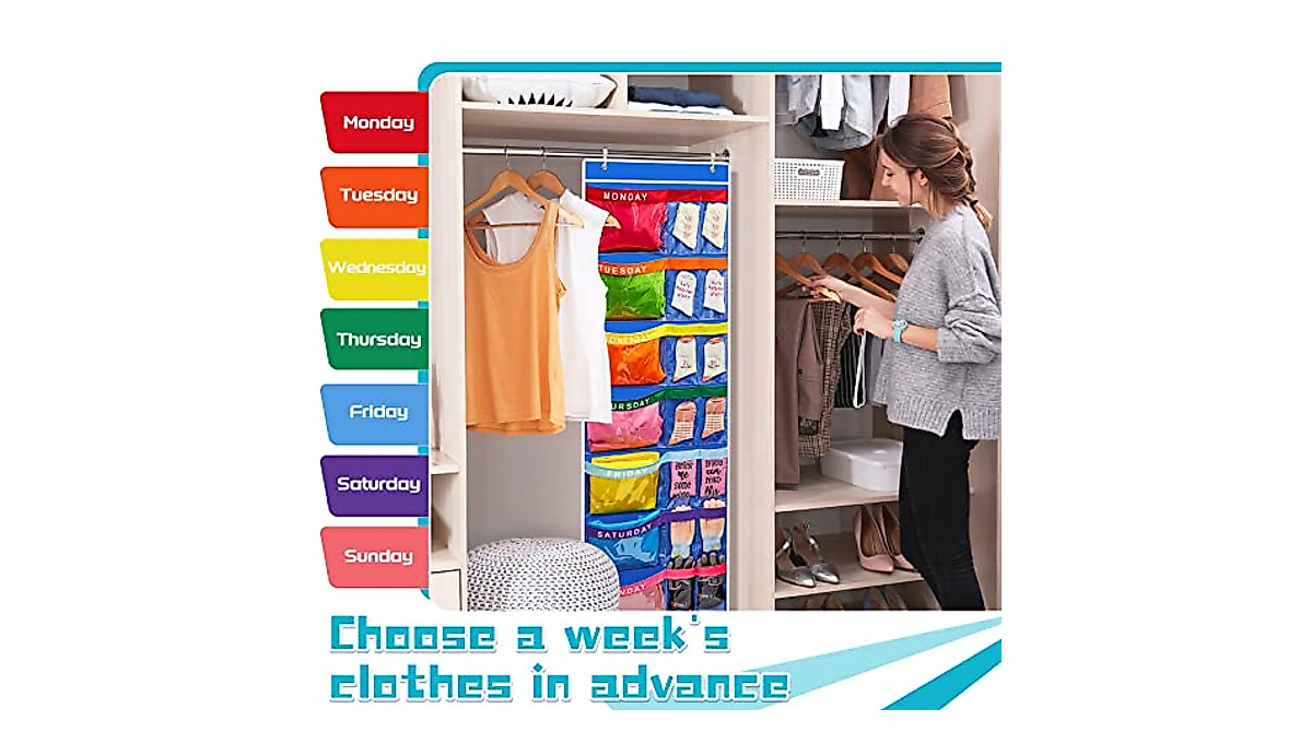 Kids Clothes Organizer - Simplify Weekly Outfits