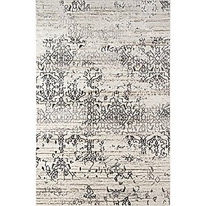 Momeni Rugs Juliet Collection Area Rug, 8'6" x 11'6", Ivory