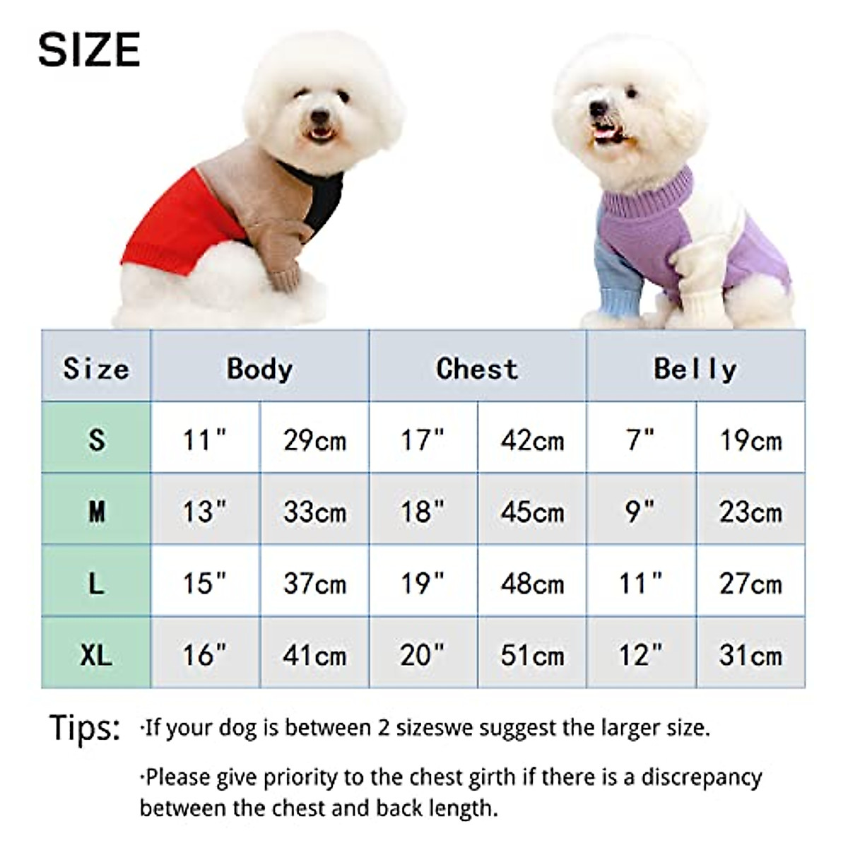 Kayto Dog Sweater, Long Sleeve Thermal Knitted,Dog Winter Clothes for Small Dogs Boy Girl, Pet Coat,Cat Sweatshirt Jacket Puppy Outfits Doggie (Large, Black with Red)