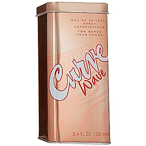 Curve Women's Perfume, Eau De Toilette Spray, Curve Wave, 3.4 Fl Oz