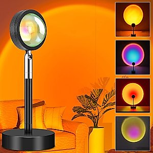 EGR Sunset Lamp Projector, Sunset Light with Multiple Colors Changing Projector LED Lights Floor Lamp Room Decor Night Light for Christmas Decorations (Sunset)