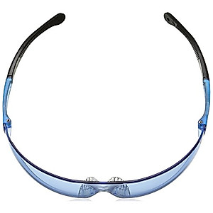Radians Light Blue Safety Glasses, Scratch-Resistant, Wraparound