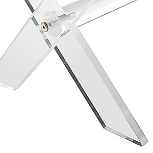 Safavieh Couture Home Tourmaline 48-inch Glam Dark Grey Velvet Tufted Acrylic Bench