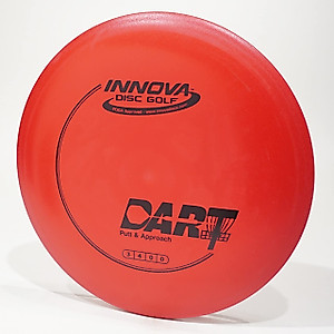 Innova Dart (DX) Putter & Approach Golf Disc, Pick Color/Weight [Stamp & Exact Color May Vary] Yellow 175-176 Grams