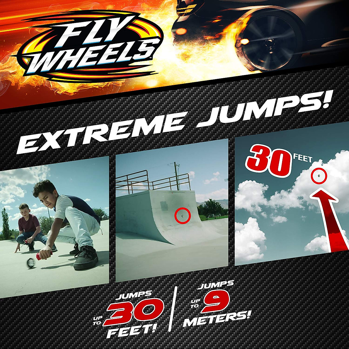 Fly Wheels Ramp, for Any Launcher & Ripcord - Rip It! The Most Extreme Toy Ever! for Ages 8+