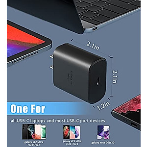 45W USB-C Super Fast Charger Type C Wall Plug Adapter Quick Charging Block for Samsung Galaxy S22/S22 Ultra/S22 Plus,Note 10/Note 10+/Note 20/S20/S21/S10/S9/S8, Galaxy Tab S7/S7+/S8/S8+/S8 Ultra