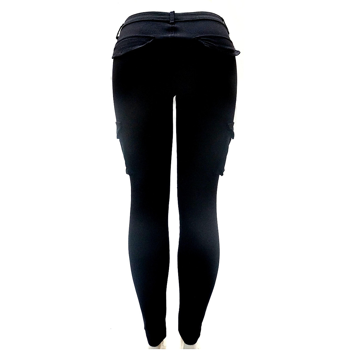 Jack David/Wax Jeans/Lucy Jeans Women's Cargo Pants Stretch Solid Casual Skinny