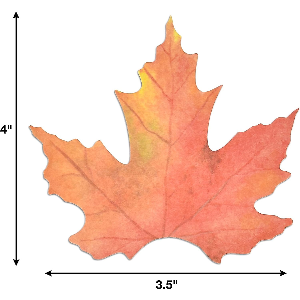 Gift Boutique 100 Count Thanksgiving Table Maple Leaf I Am Thankful for Cards Tree Kit Bulletin Board Cutouts Autumn Name Cards Table Place Settings Fall Gratitude Wall Decor Leaf Cutout