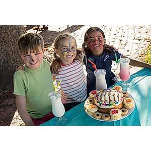 400 Count 10.2 Inch Colorful Flexible Plastic Drinking Straws,Bendable Long Thick Disposable Artical Straws,for Party,for Use with Any Jumbo Cup or Water Bottle,BAP Free,Diameter 0.24 inch