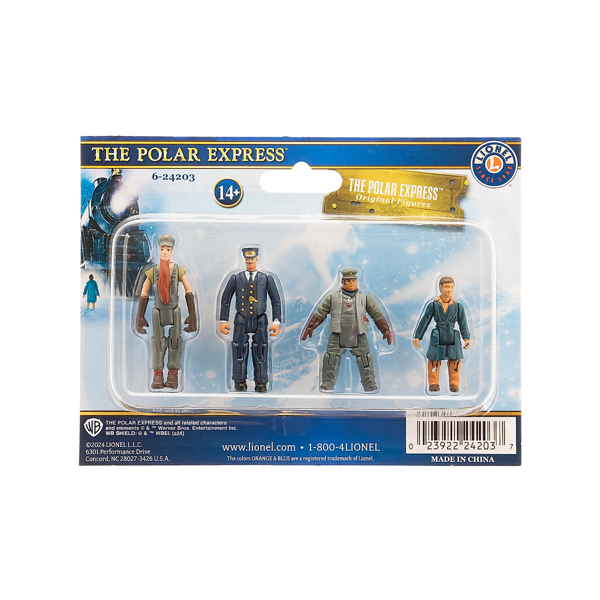 Lionel Warner Brothers The Polar Express Four Piece Miniature People Pack Model Train Accessory (624203)