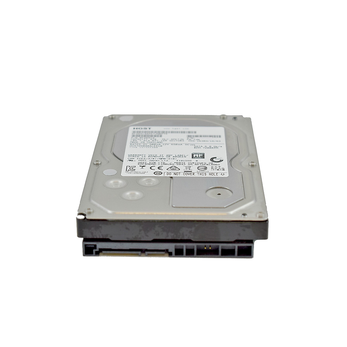 HGST Ultrastar 7K6000 4TB 7200 RPM SATA 128MB Cache 3.5" Internal Enterprise Hard Drive - HUS726040ALE610 (0F23005)