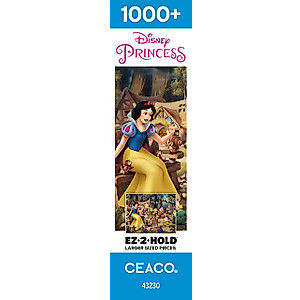Ceaco - Disney Princess - Snow White's Delight - 1000 Oversized Piece Jigsaw Puzzle