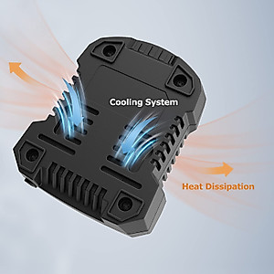 KIMO 12V 2.0Ah Lithium-Ion Battery Charger Apply to KIMO Cordless Ratchet Wrench, Cordless Car Polisher, Lightweight Portable