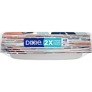DIXIE® 8.5 INCH PAPER PLATES, 48 COUNT