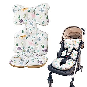 StoHua Baby Carseat Head Body Support Cushion, Infant Car Seat Insert, Universal Seat Cushion for Pushchair, Ultra-Soft Toddler Seat Pad Babybody Support, Perfect for Carseats, Strollers, Swings