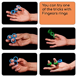 Fingears (Black/Blue, Small)