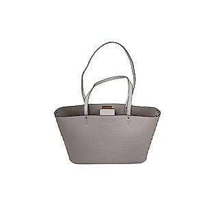 Michael Kors Women's Manhattan Smooth Leather Shoulder Tote Bag Lt Cream