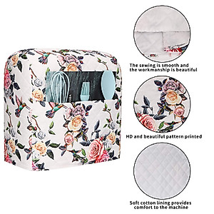 Kitchen Aid Mixer Cover With Pockets,Kitchen Stand Mixer Cover Compatible With 5-8 Quart Kitchenaid Hamilton Mixers,Kitchen Aid Mixer Assecories
