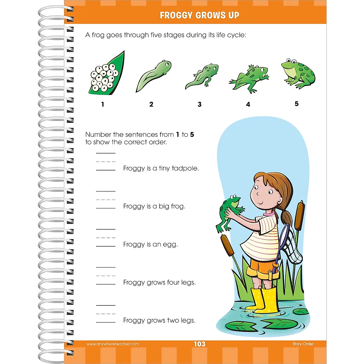 School Zone - Big First Grade Workbook - 320 Spiral Pages, Ages 6 to 7, 1st Grade, Reading, Parts of Speech, Basic Math, Word Problems, Time, Money, Fractions, and More (Big Spiral Bound Workbooks)