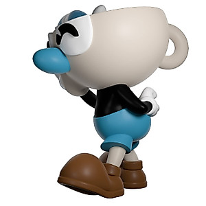 Youtooz Mugman Vinyl Figure 3.7" Inch, Mugman Action Figure, Cuphead and Mugman Vinyl Toys Cuphead Collection Based on Cuphead Games