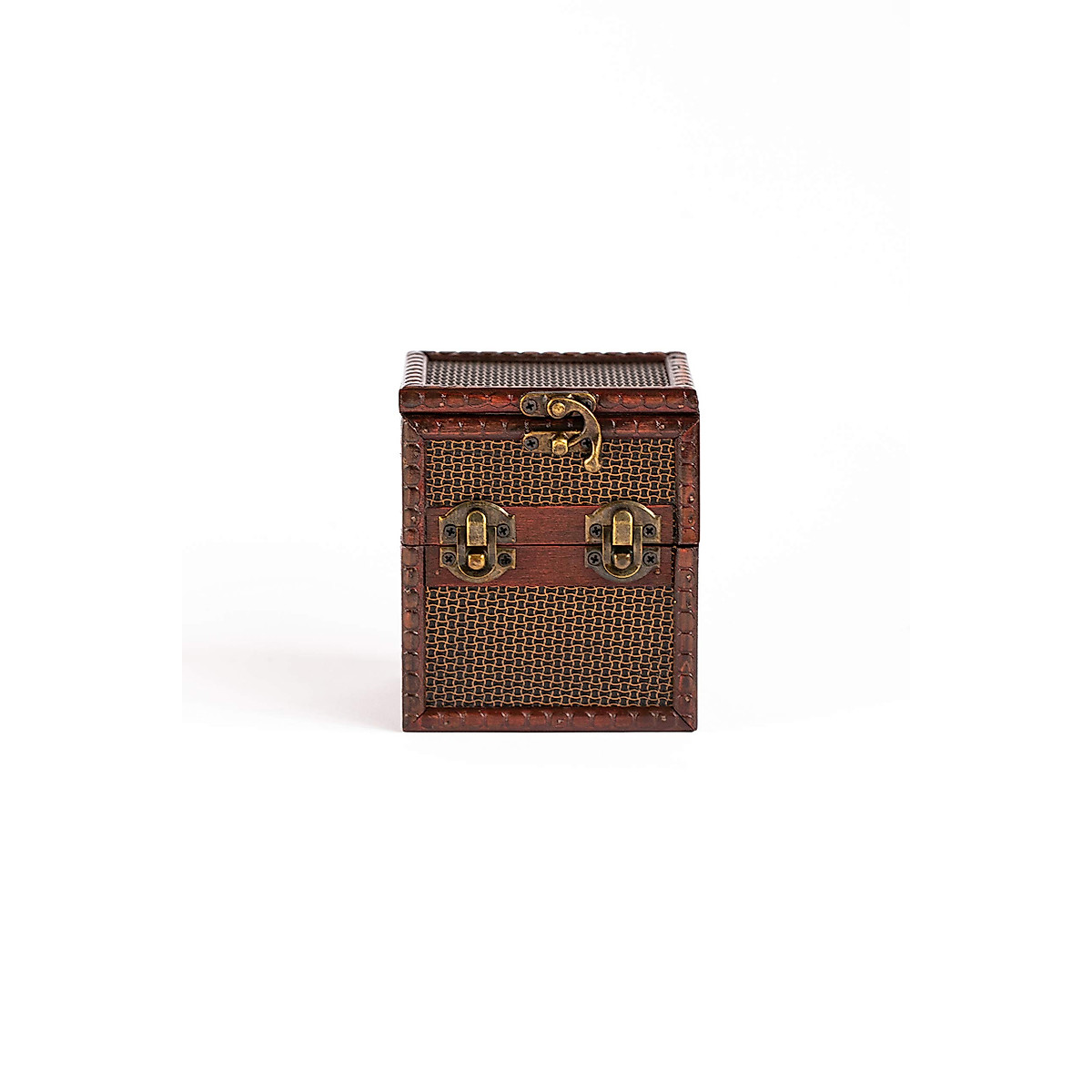 KakapopoTCG Elven Vault (Chainmail) Wood Deck and Counter Box Protector Sleeve Storage Trading Cards TCG MTG Magic FaB YGO EDH Commander Box FaB TCG PTCG Dice Box DnD Spell Box