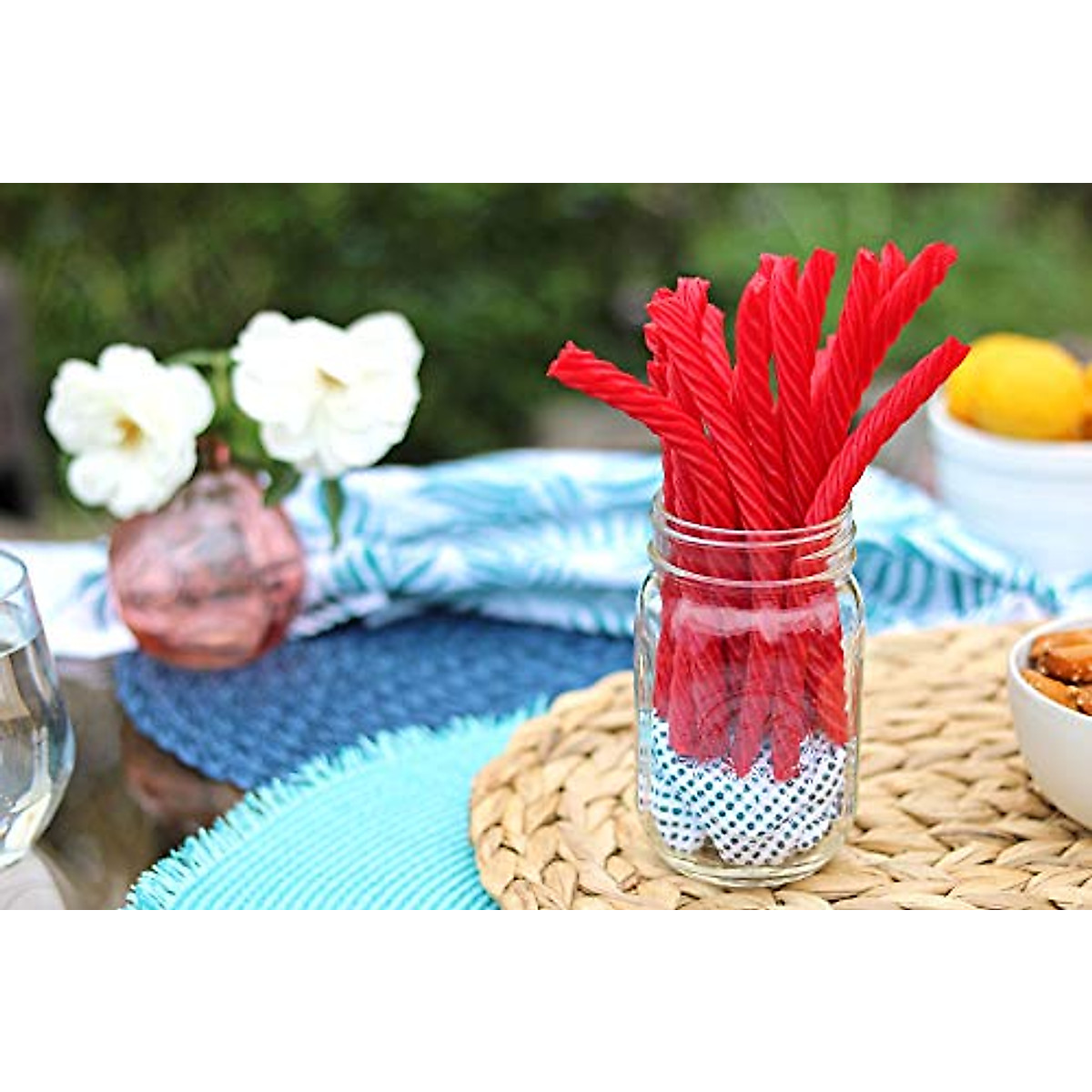 Red Vines Licorice, Original Red Flavor Soft & Chewy Candy Twists, 3.5 lbs, 56 Ounce