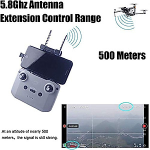 Skyreat Antenna Range Extender Yagi-UDA 5.8Ghz Signal Boosters for DJI NEO/Mini 2 SE/Mini 4K | Mini 3 Pro | Mavic Air 2 Drone RC-N1 / RCN2 /RCN3 Conrtoller Accessories