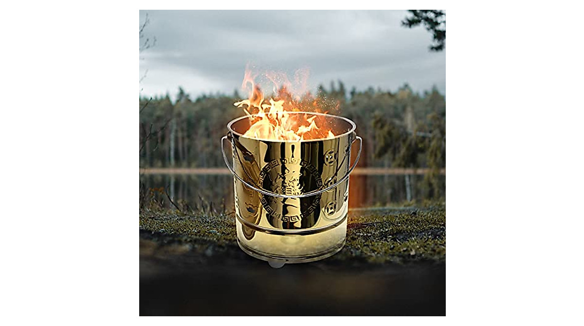 Stainless Steel Burn Barrel for Outdoor Fire & Ceremonies | DOITOOL