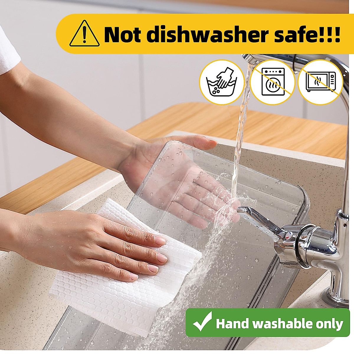 Portable Snackle Box Container with Lid and Handle, 9 Detachable Dividers Charcuterie Board Container Clear Organizer Food Storage for Fruits,Candy, Nuts- Perfect for Party, Travel & Picnic