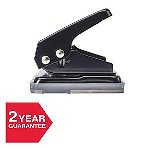 Rexel Student 2 Hole Punch, 8 Sheet Capacity, Adjustable Guide Bar, Metal, Assorted Colours, 62061