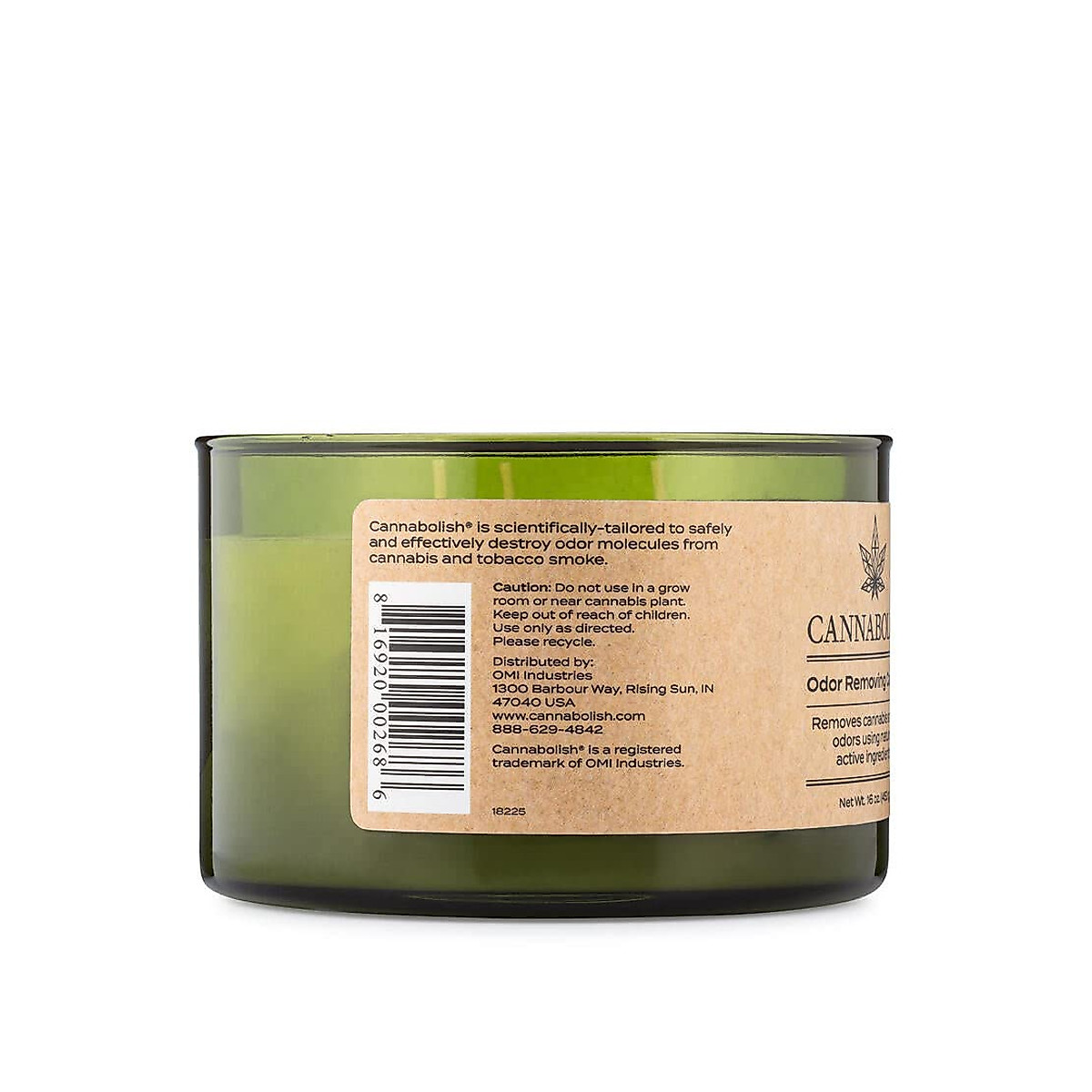 Cannabolish Odor Removing 3-Wick Candle, 16 oz