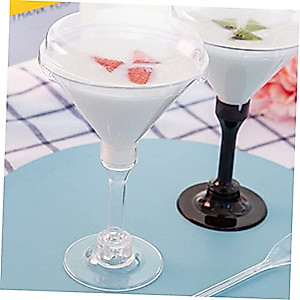 Zerodeko 18 Pcs dessert cup trifle bowl small parfait cups beverage drink cup Clear pudding jelly glass cup plastic pudding cups plastic tumblers Glass Ice Cream Cup yogurt jar Glasses