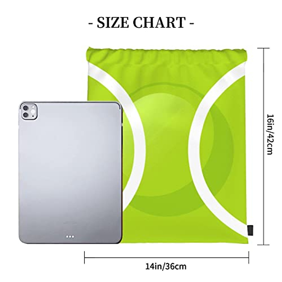 YOPIGOT Tennis Drawstring Bag Tennis String Bag Waterproof Light Durable Gym Sports Yoga Beach Sackpack For Men Women