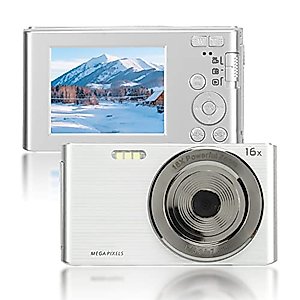 Digital Camera,1080P 38MP 16X Digital Zoom Digital Camera for Photography, 2.4In Screen Shake Proof Zoom Camera with Fill Light, for Beginners Professionals