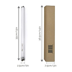 ASPECTEK Bug Zapper Replacement UV Lamp Bulb Light Tube 10W for 20W Electronic Bug Zapper